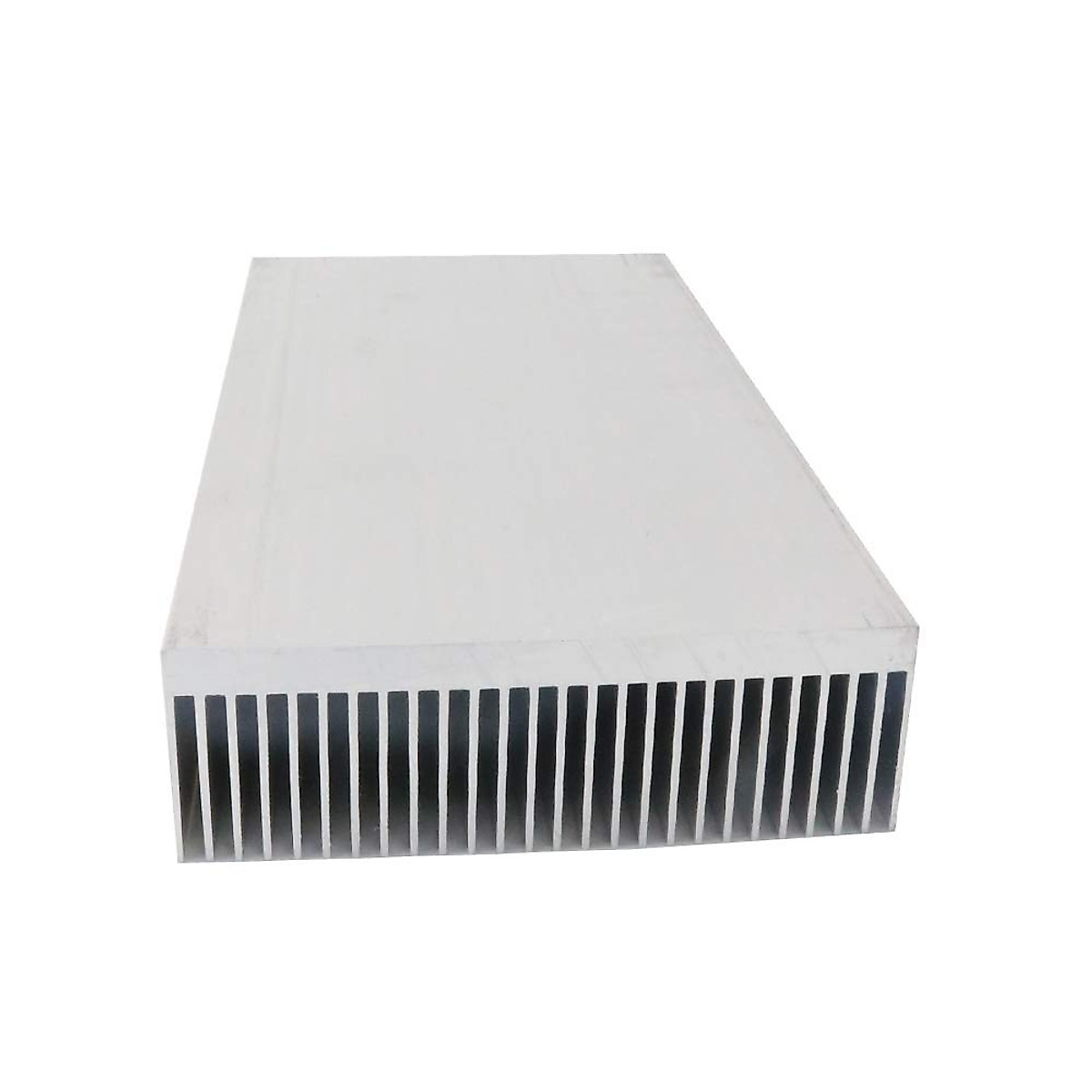 Xnrtop Silver Tone Aluminium Radiator Heatsink Heat Sink 150x80x27mm， 6" x 3" x 1.1"(LWH)