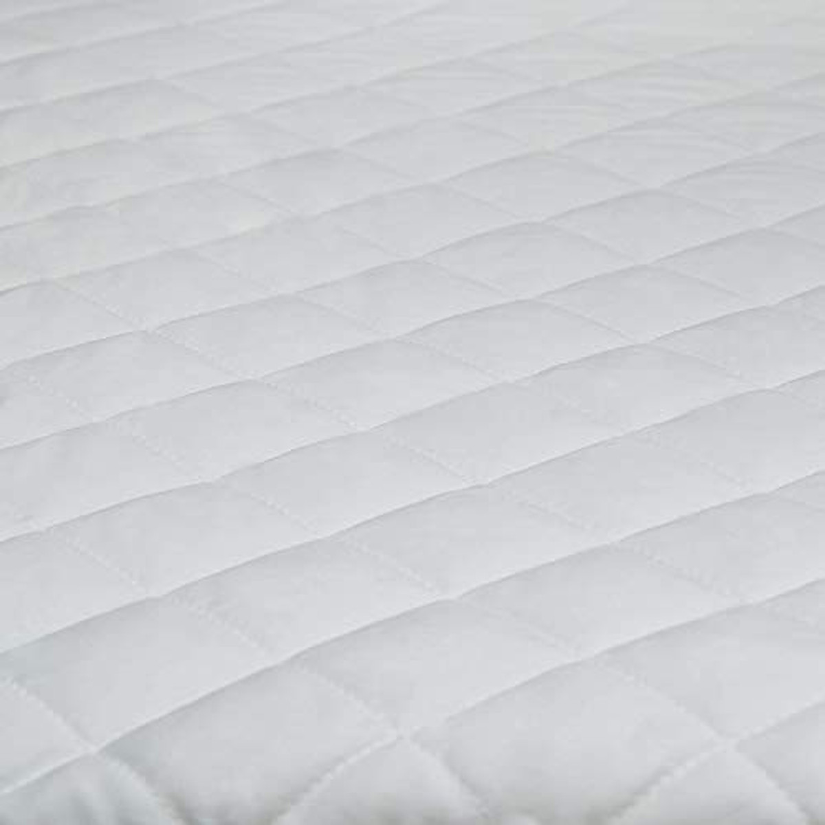 Beautyrest Kids Fitted Crib Mattress Pad | Waterproof | 52” x 28” | Machine Washable, White