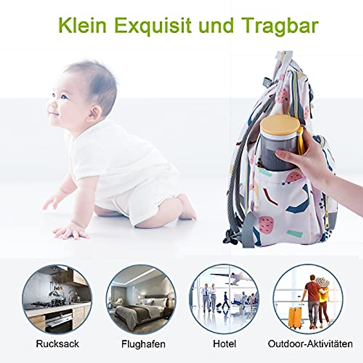 luluan Baby Bottle Brush Cleaning Kit with Drying Rack, Baby Bottles Silicone Brushes for Cleaning Baby Bottles, Bottle Cleaner Brush 6-Set for Cleaning Glass Bottles Plastic Bottles Metal Bottles