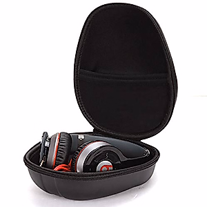 Tosnail 2 Pack Full-Sized Hard Headphone Case - Great Protection for Audio Technica, Beats, Sony and More - Black