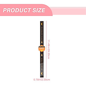 50 Pcs Food Retail Package Seal Self Adhesive Paper Sticker Labels Sealing Stickers Baking Box Stickers for Handmade Baking Craft Arts Pink Black