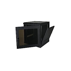 Quest Manufacturing Wall Enclosure, Front/Side Access, 9 Unit, 20"H x 21"W x 20"D, Black (WM2019-09-02)
