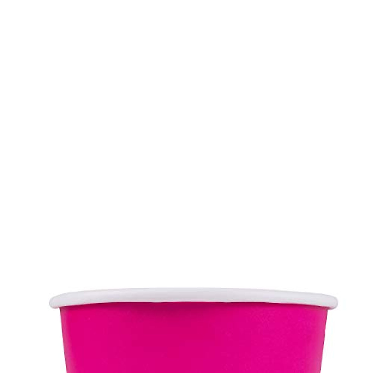 Karat [6oz - 1000 ct] Paper Ice Cream Cups for Hot/ Cold Food - Ideal for Ice Cream, Gelato, Yogurt and Snacks - Pink