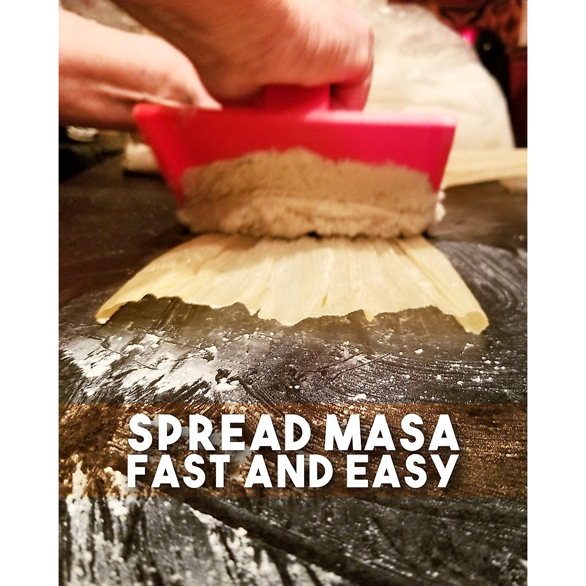Tamales Masa Spreader, 2 Pack, Can be white, red, black or green