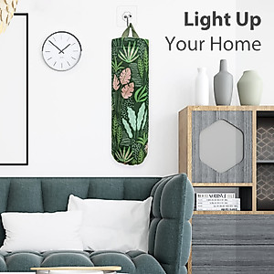 Plastic Bag Holder，Reusable Grocery Bag Holder，Wall Mount Plastic Bag Organizer Shopping Bags Carrier，Washable Large Grocery Bag Storage Dispenser ​for Home Kitchen Travelling Decor, 1 Pack，Seaweed