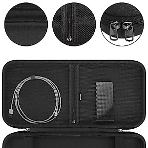 Linkidea Hard Travel Case for TKL Tenkeyless Keyboard, Computer 87 Key Wireless/Wired Keyboard Carrying Case Protective Storage Box Bag, Compatible with Razer Huntsman V2 TKL Tenkeyless Keyboard