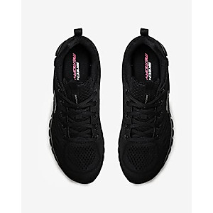 Skechers Women's Low-Top Trainers Sneaker, Black, 9.5