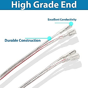 NuIth Speaker Wiring Connector Harness Fits for Volkswagen 1993-2004, Fiat 500 2011-2019, Audi 1994-2001, Nissan Primastar 2001-2014 Aftermarket Car Door Speaker Cable Plug