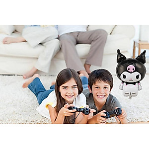 Kawaii Anime Balloons Cartoon Balloons Aluminum Film Balloons For Birthday Party Daily party Cosplay Fans (Black)