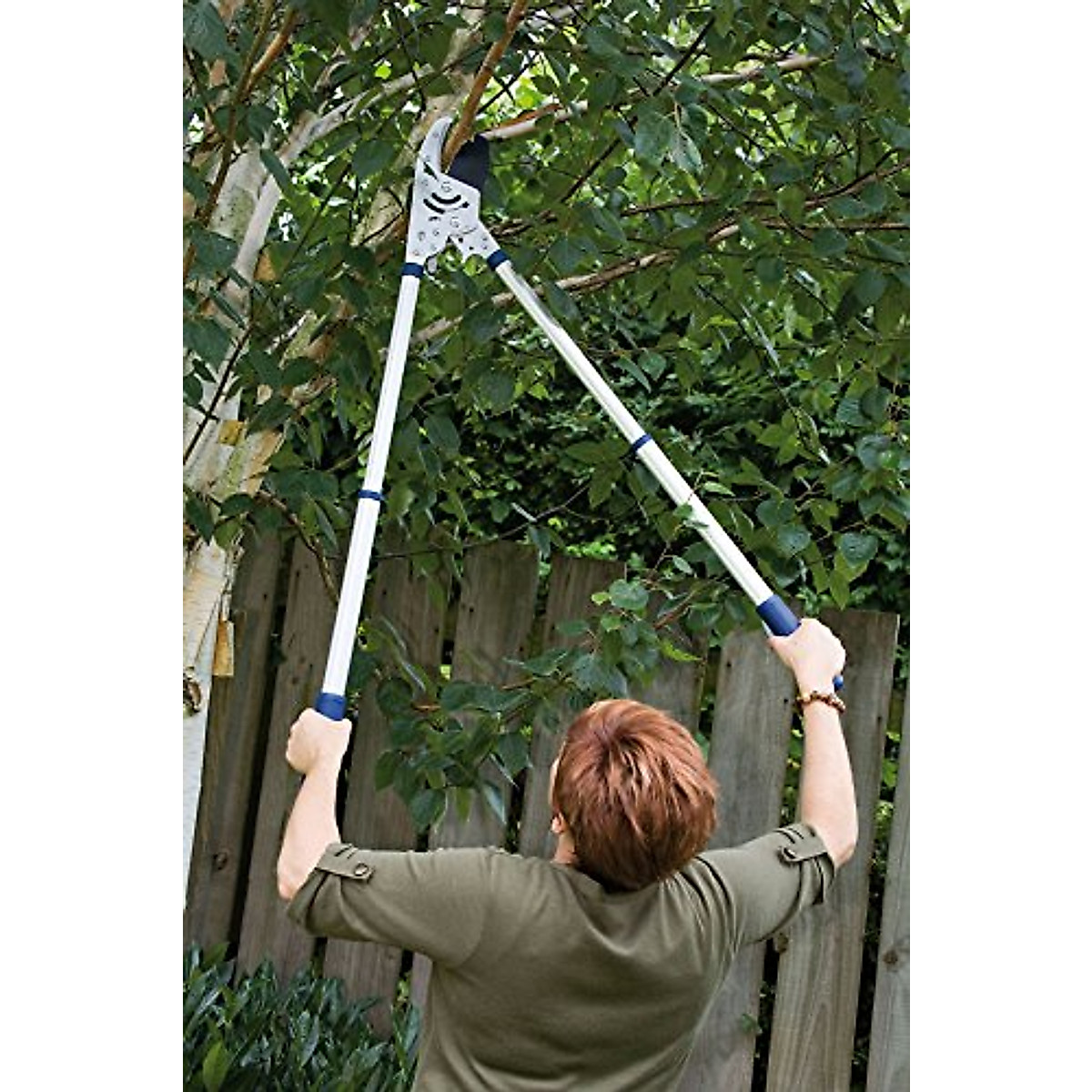 Spear & Jackson 8290RS Razorsharp Heavy Duty Telescopic Ratchet Anvil Loppers, Multicoloured