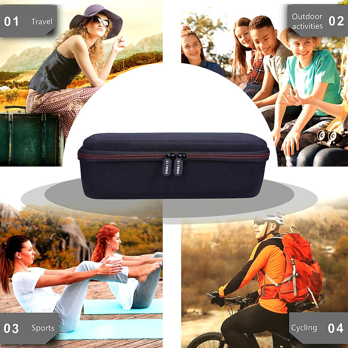 Hard Travel Case for REVLON One-Step Volumizer Original 1.0 / Volumizer Plus 2.0 Hair Dryer and Hot Air Brush(Case Only)