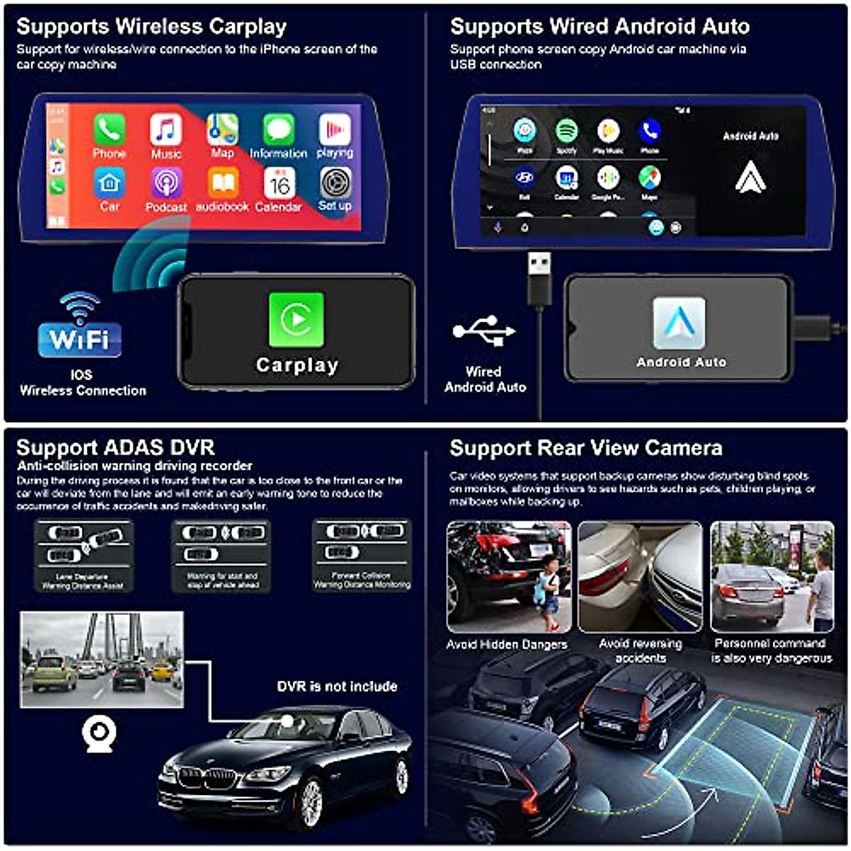 Android 12 Audio Stereo Car GPS Navigator for BMW 5 Series E60 with iDrive System 12.3 inch Blu-ray Touch Screen CarPlay (CIC System, Octa Core 8GB RAM 128GB ROM)