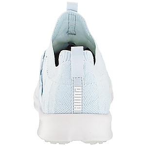Puma Golf NA Women's Laguna Fusion Knit Sneaker, ICY Blue-Puma White, 8.5