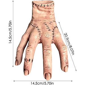 DANONI Addams Family FakeThing Hand Toys, 2024 The Thing from Addams Family, Cosplay Hand by Addams, Scary Prosthetic Props Decorations Gift for Fans