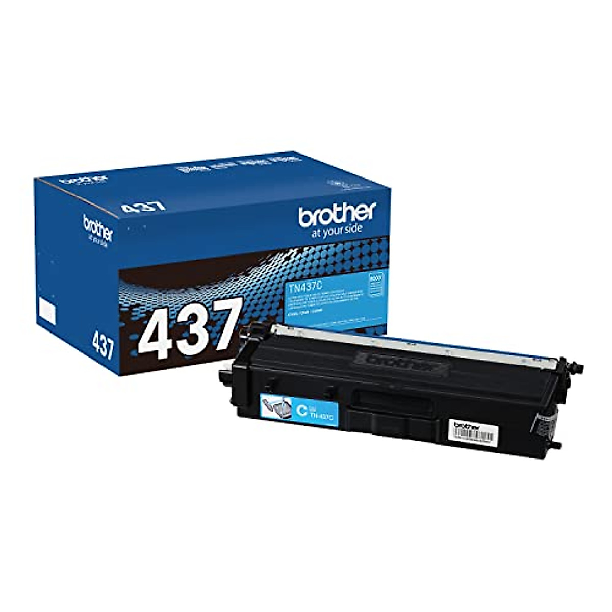 Brother Genuine TN437C Ultra High Yield Cyan Toner Cartridge