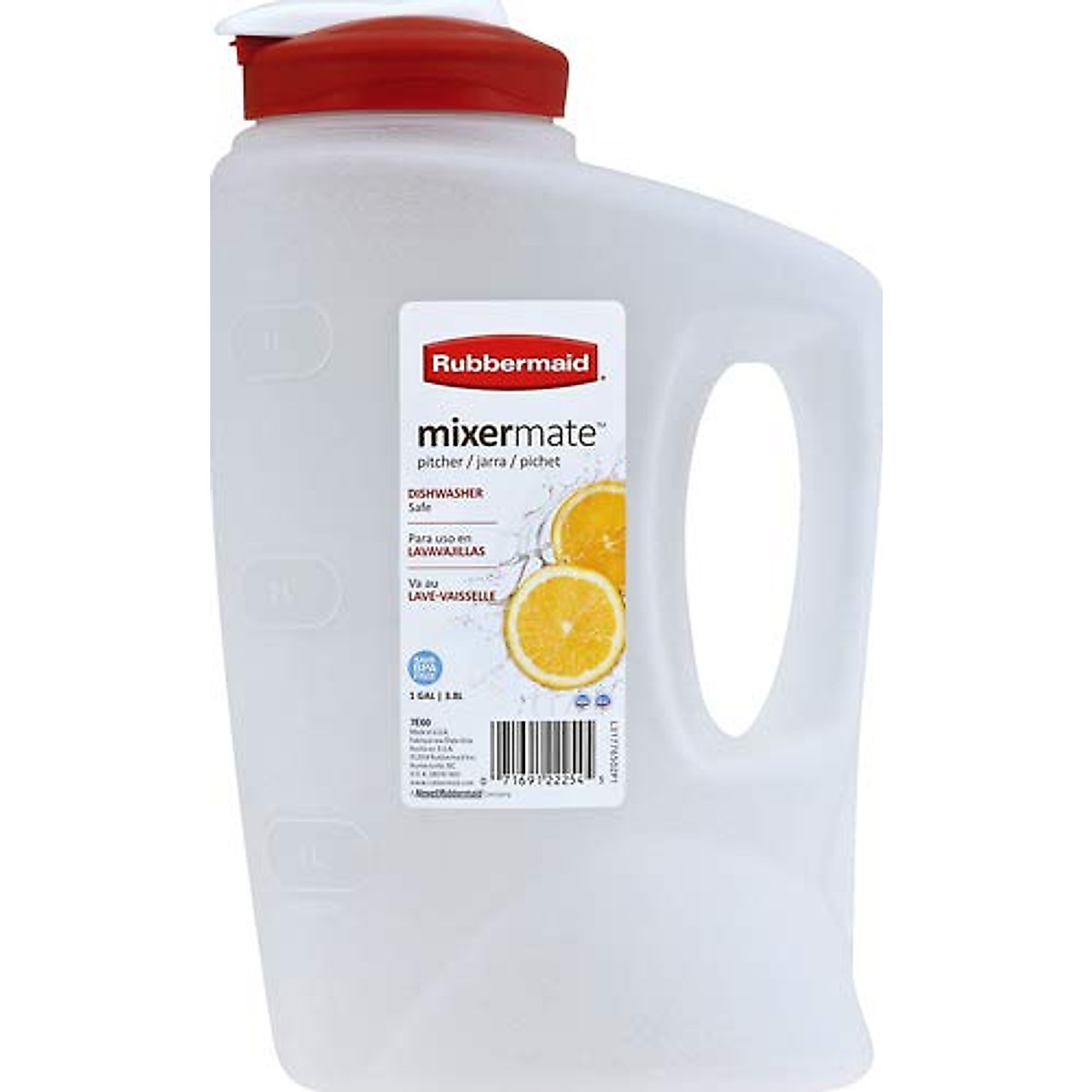 Rubbermaid 1776502 1 Gallon Seal'n Saver Pitcher, Clear