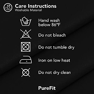 PureFit Black Backdrop Curtains for Parties, Birthday, Photoshoot, Wedding, Pooja – Non-Reflective Background Curtains for Decoration, Velvety Soft Long Drapes, 5×10 ft, Set of 2 Panels