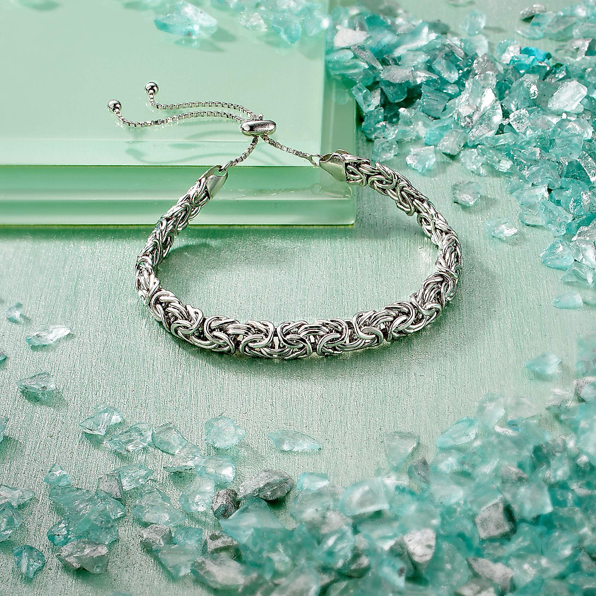 Ross-Simons Sterling Silver Byzantine Bolo Bracelet