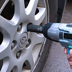 WORKPRO 1/2" Drive Air Impact Wrench and 24-Piece Impact Socket Set