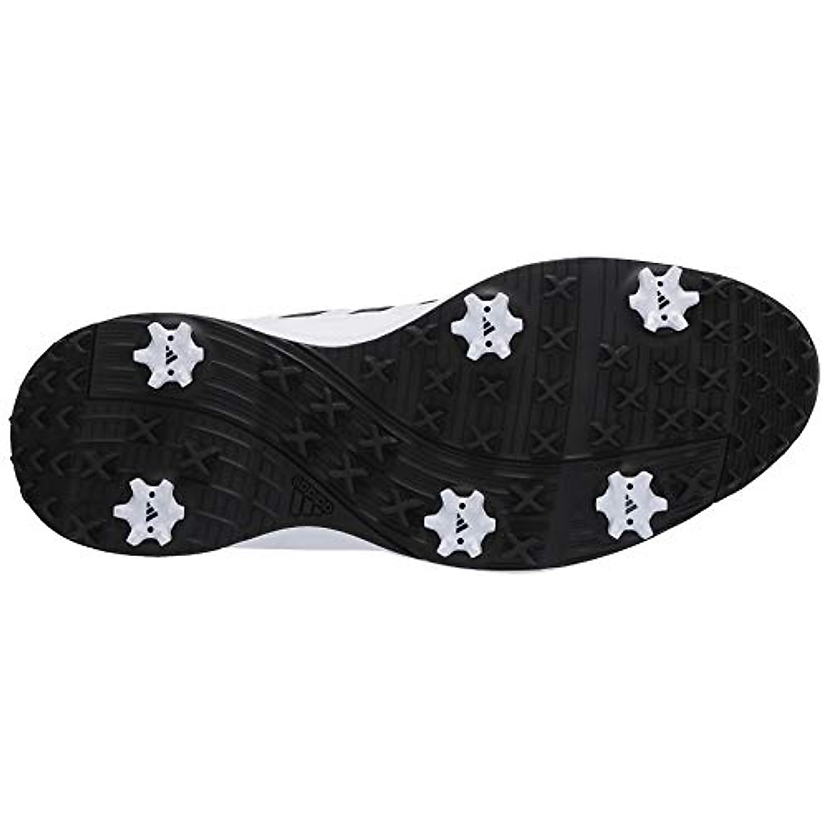 adidas mens Tech Response 2.0 Golf Shoe, Ftwr White/Core Black/Ftwr White, 9.5 Wide US