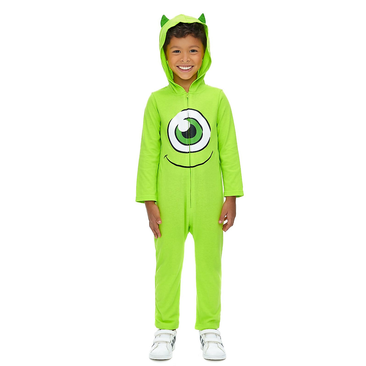 Disney Pixar Monsters Inc. Mike Wazowski Little Boys Cosplay Fur Coverall 7-8