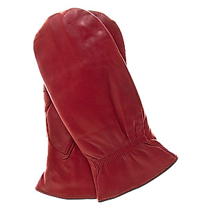 Pratt and Hart Breckenridge Women’s Leather Mittens with Finger Liners Size M Color Black