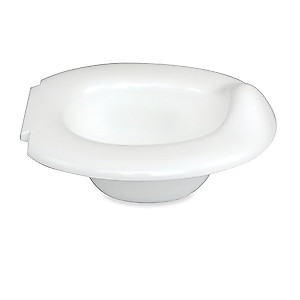 Nuby My Real Potty Training Toilet with Life-Like Flush Button & Sound for Toddlers & Kids, White