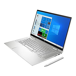 HP Envy x360 - 15t Home & Business Laptop (Intel i7-1165G7 4-Core, 16GB RAM, 512GB PCIe SSD, Intel Iris Xe, 15.6" Touch Full HD (1920x1080), Active Pen, Fingerprint, WiFi, Win 10 Pro) (Renewed)