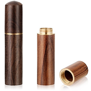 2 Pcs Needle Case Portable Wooden Sewing Box Sewing Needles Holder Versatile Sewing Storage Case Needle Tube Keeper Container for Storage Embroidery Needle Toothpick Bead