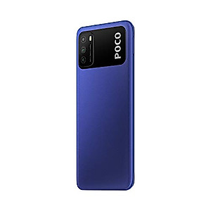 Xiaomi POCO M3 Smartphone, 4 GB + 64 GB, 6.53 ", FHD + Ampio 1080P FHD + Display 48 MP, Tripla Fotocamera, 6000mAh Batteria, Doppi Altoparlanti, Jack per Cuffie da 3.5 mm, Blu (Cool Blue)