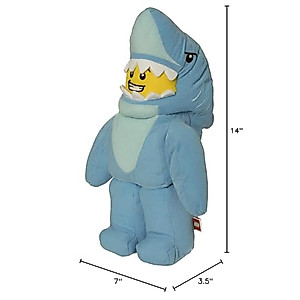 Lego Minifigure Shark Suit Guy 14" Plush Character
