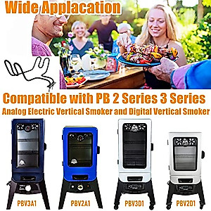 Heating Element Replacement Parts Compatible with Pitboss Electric Smoker Accessories, Fit for PB 2 Series 3 Series Analog Electric Vertical Smoker and Digital Vertical Smoker, 1650W 120V