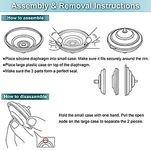 Nenesupply Backflow Protector Compatible with Spectra S2 Spectra S1 Breastpump Replace Spectra Pump Parts Replace Spectra Backflow Protector and Spectra S2 Parts
