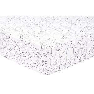 Trend Lab Modern Baby Crib Bedding Set for Boys or Girls | Save The Polar Bears 4 Piece Nursery Décor Quilt, 2 Fitted Crib Sheets, and Dust Ruffle Skirt - Grey, 80005