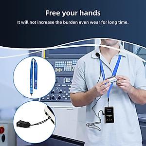 Retekess T130 Wireless Tour Guide System Headsets Voice Transmission, Simple Basic, Easy Operation, Translator Interpretation Equipment for Church, Conference (Case of 1 Transmitter 6 Receivers)