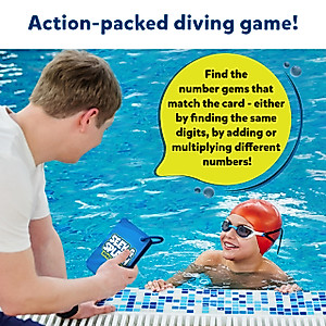 Skillmatics Seek & Splash Diving Gem Toys - Swimming Pool Toys for Kids, Search and Find Math Game, Gifts for Boys & Girls Ages 6, 7, 8, 9 & Up