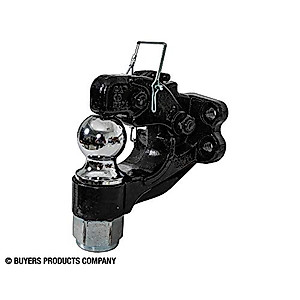 Buyers Products 15 Ton Combination Hitch - 2-5/16 Inch Ball (BH152516), Black