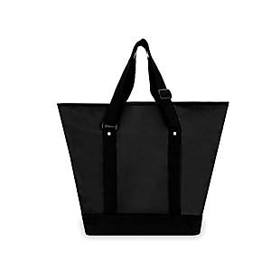 Everest Luggage Deluxe Shopping Tote, Black, Black, One Size