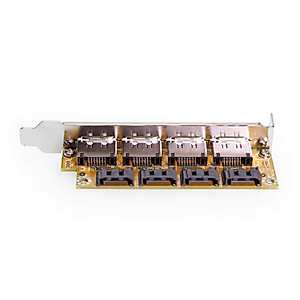 Coolgear® Internal to External eSATA 4 Port PCI Bracket