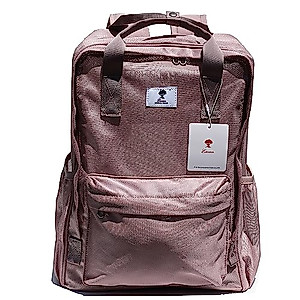 ESVAN Mesh Backpack for Women Men Clear Travel Backpack See Through Bag Multi-Purpose College Backpack (L)