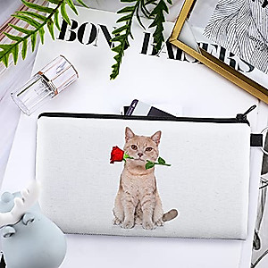 10 Pieces Sublimation Coin Purse DIY Blank Cosmetic Pouch Small Cute Coin Purse Heat Transfer Cosmetic Canvas Bag with Zipper for Ladies Kids (3.74 x 4.52 Inches)
