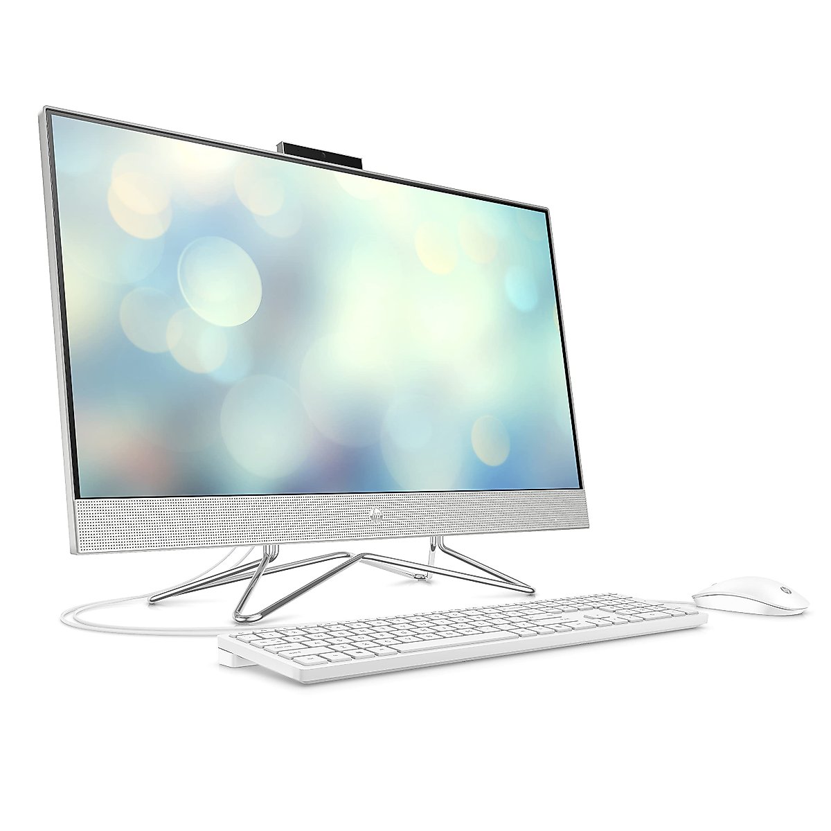 HP All-in-One 27" Desktop Computer, 11th Generation Intel Core i5-1135G7 Processor, Intel Iris Xe Graphics, 8 GB RAM, 512 GB SSD, Windows 11 Home (27-dp1370, Natural Silver)