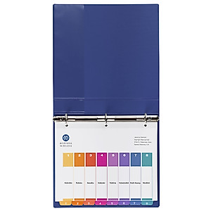 Avery 8-Tab Dividers for 3 Ring Binders, Customizable Table of Contents, Multicolor Tabs, 6 Sets (11186)