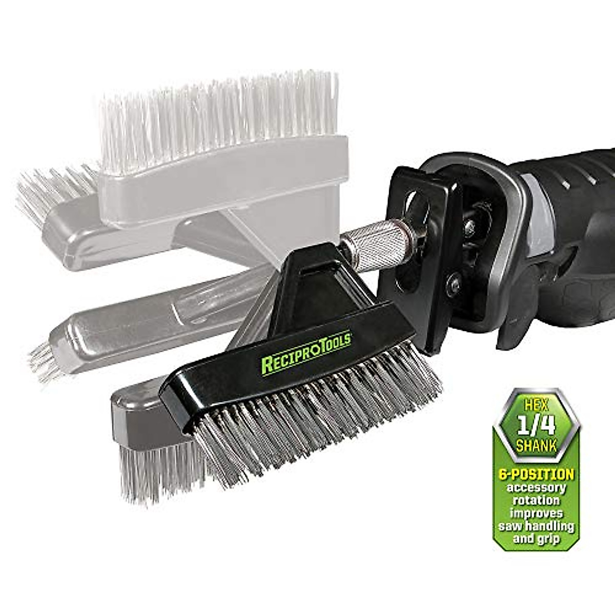 Reciprotools RCT-A10 Reciprocating Saw Adapter Silver Small