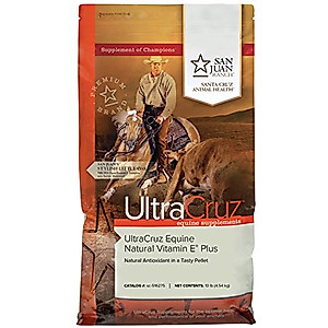 UltraCruz - sc-516275 Equine Natural Vitamin E Plus Supplement for Horses, 10 lb, Pellet (66 Day Supply)