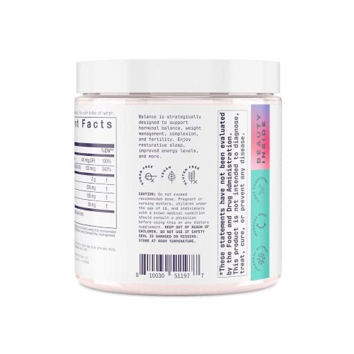 Alani Nu Hormonal Balance Powder Supplement for Women, Weight Management and Clear Complexion, Hawaiian Shaved Ice, 30 Servings