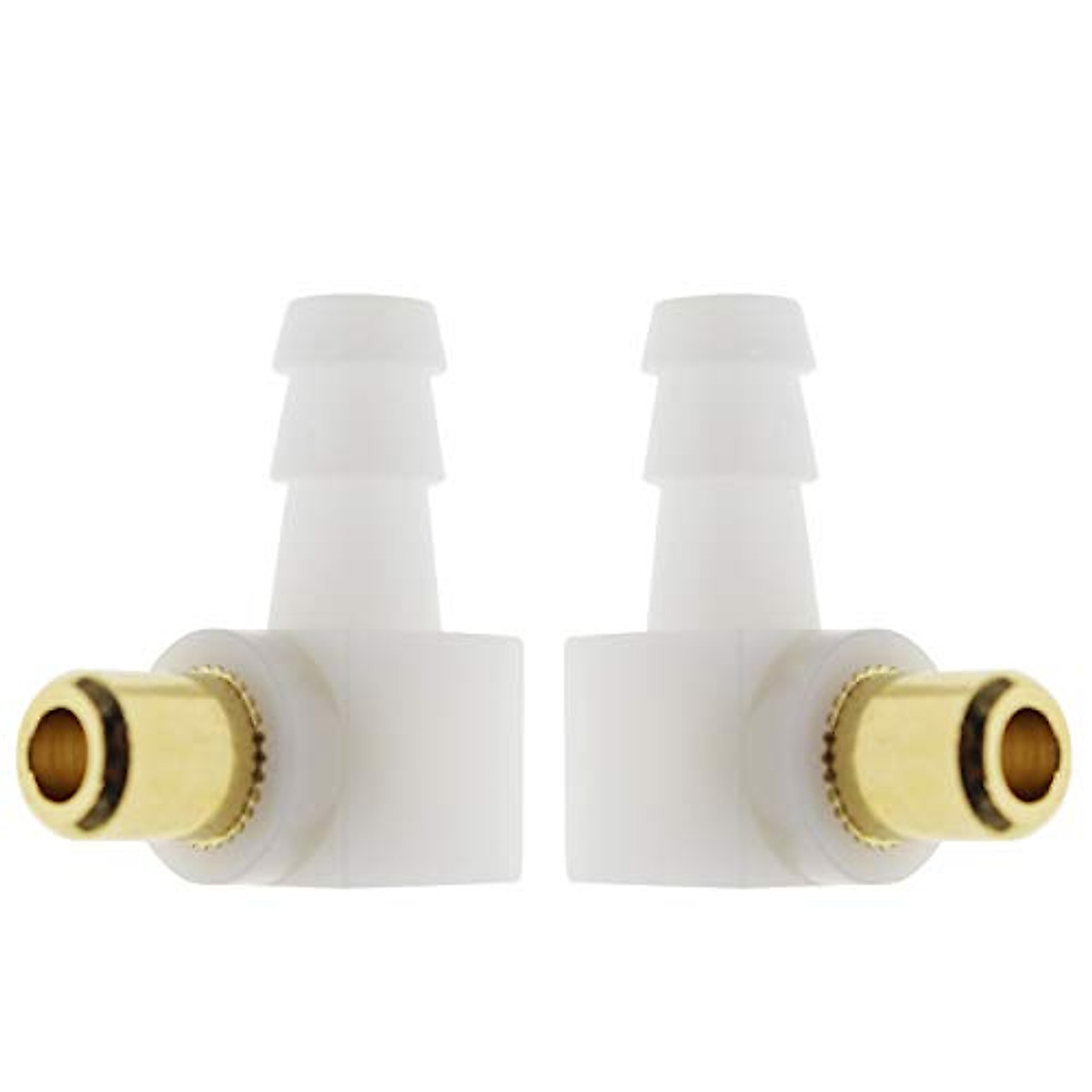 AUTOKAY Pack of 2 692317 493496 Carb Fuel Fitting Elbow Hose Connector Compatible with B&S 494451 Snowblower Lawn Tractor Generator Yardbird Chippe