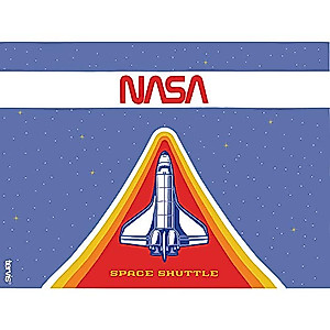 Tervis Made in USA Double Walled NASA Insulated Tumbler Cup Keeps Drinks Cold & Hot, 24oz, Retro Badge