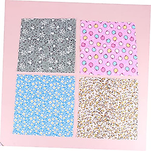 Sewing Fabric 50pcs Quilting Fabric Quilted Comforter Comforters Floral Fabric for Clothes Craft Fabric Scraps Quilting Fabric Squares DIY Floral Printed Fabric Sewing Fabric