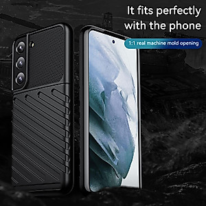 For Samsung Galaxy S23 Protective Case, Shockproof Phone Case - Fall Protection Phone Case Upgraded Shock Absorbing Flexible TPU Protective Phone Case For Galaxy S23 5G Protective Case 6.1 "- Black